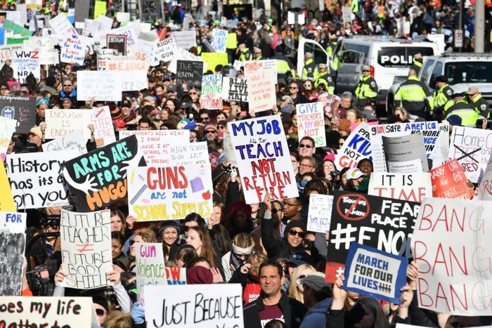 'Never Again': Student-led US Gun Protests Draw Massive Crowds - I24NEWS