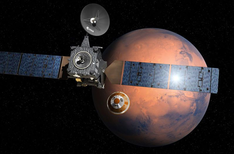 Euro-Russian Mars Probe Sends First Pictures Home - i24NEWS
