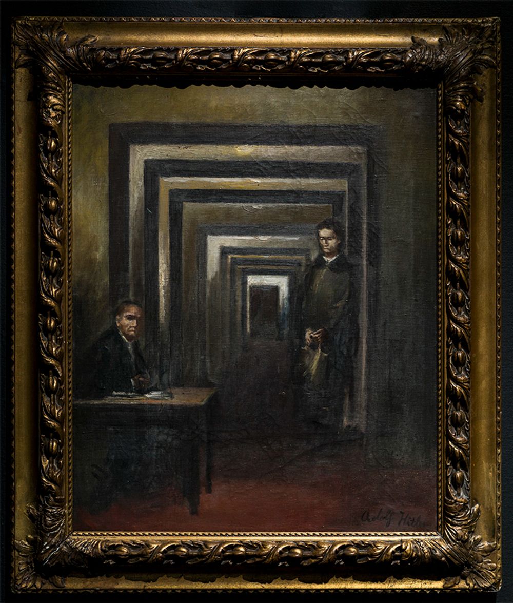 Rare Hitler Painting Donated To Dutch Wartime Institute - i24NEWS