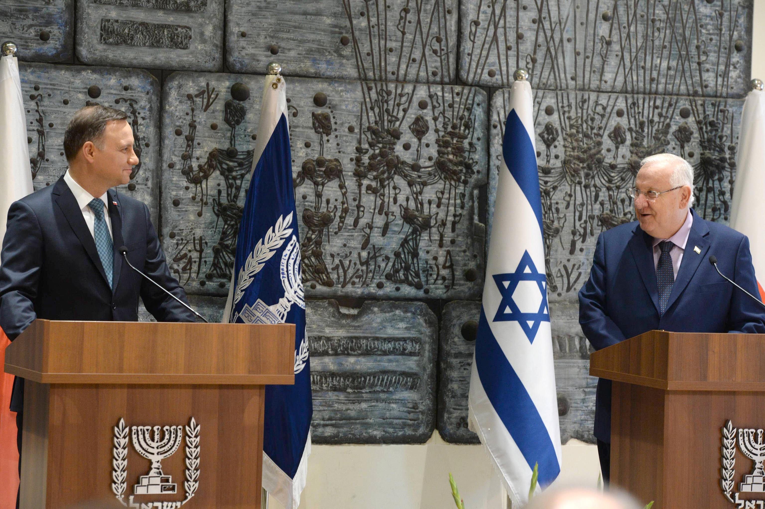 Israel's Rivlin Hosts Polish Counterpart In Jerusalem - i24NEWS