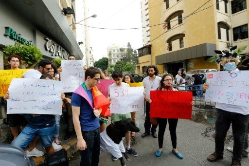 LGBT Activists Stage Rare Lebanon Sit-in - i24NEWS