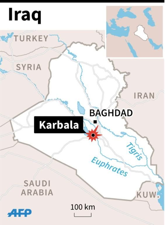 Iraq Map Karbala