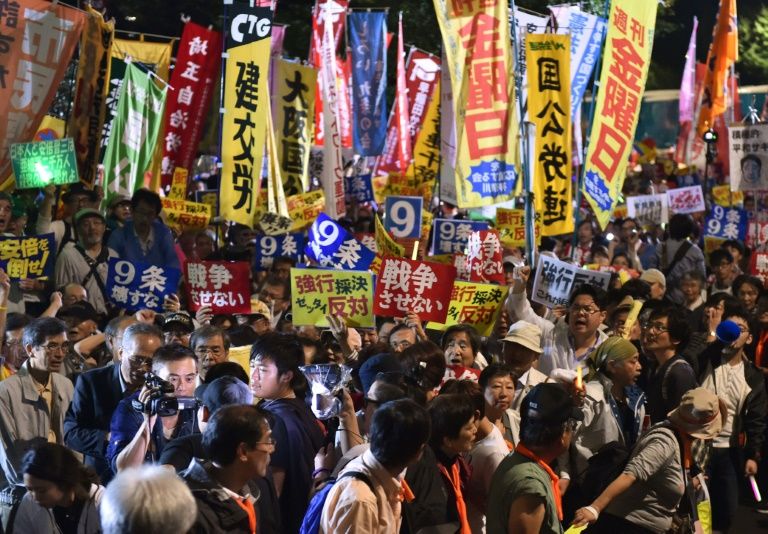 Protests In Japan As Parliament Passes Controversial Security Bills ...