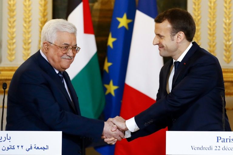 In Call With Abbas, Macron Reaffirms Europe's Support For Two-state ...