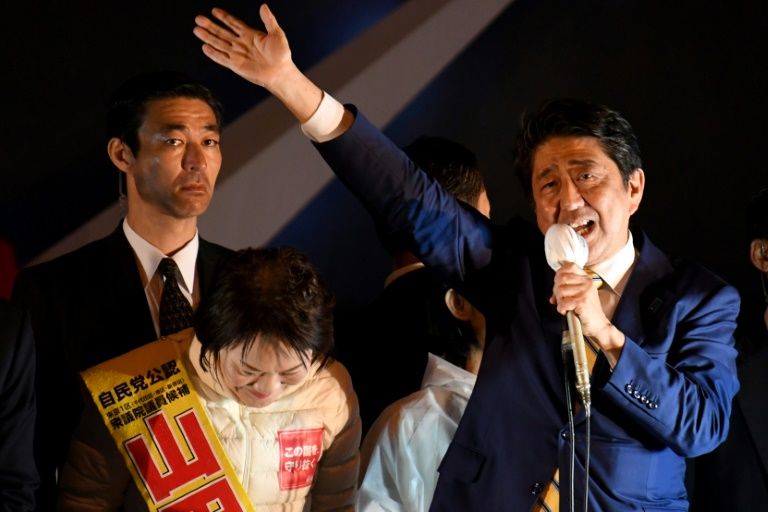 Abe Sweeps To Big Win In Japan Snap Election - i24NEWS