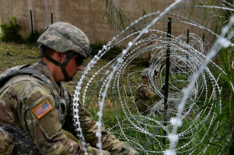 US Army Unfurls Miles Of Fencing Along Border With Mexico - i24NEWS