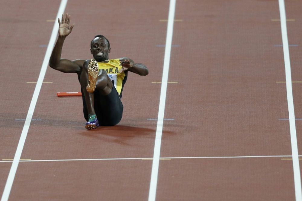 Sad Farewell For Injured Bolt As Britain Win 4x100m Relay - i24NEWS