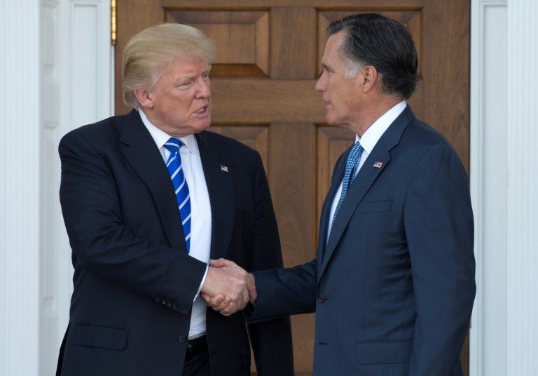 Romney Emerges From 'thorough, In-depth' Parle With Trump In New Jersey ...