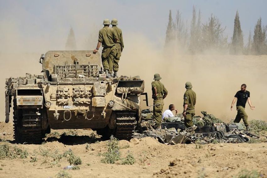 IED Detonated Near Israeli Troops At Gaza Border Fence - I24news