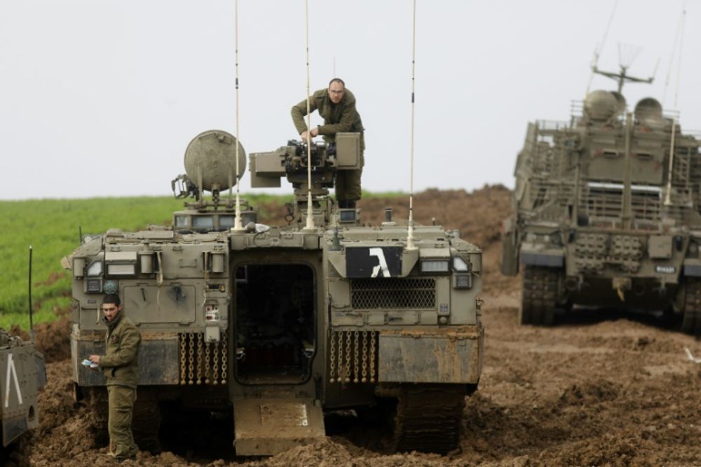 IDF Tanks Strike Hamas Targets After Explosive Devices Set Off On Gaza ...