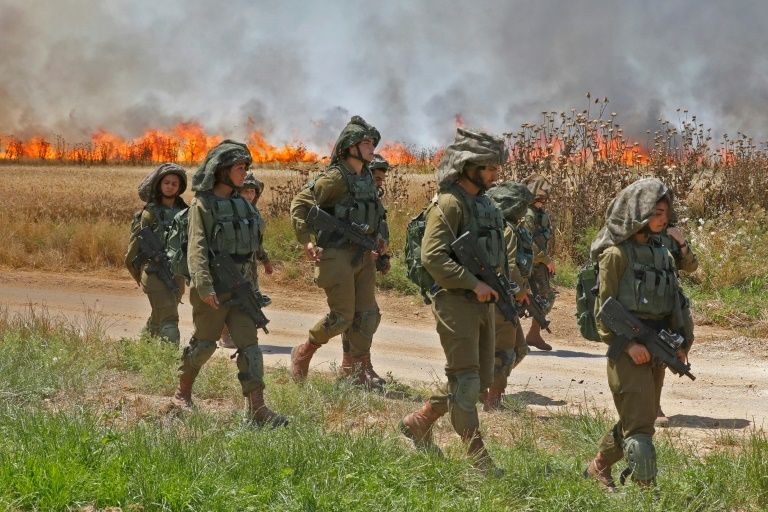 Israeli Firefighters Battle New Fires Sparked By Gaza Balloons - i24NEWS