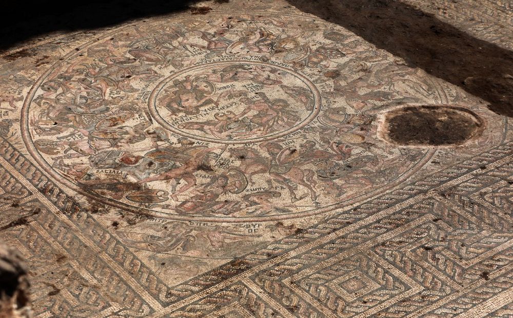Syria Unearths Stunning Roman-era Mosaic - i24NEWS