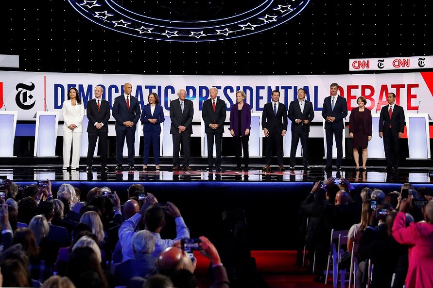 Dems Clash At Fourth Debate As Candidates Talk Healthcare, Middle East ...