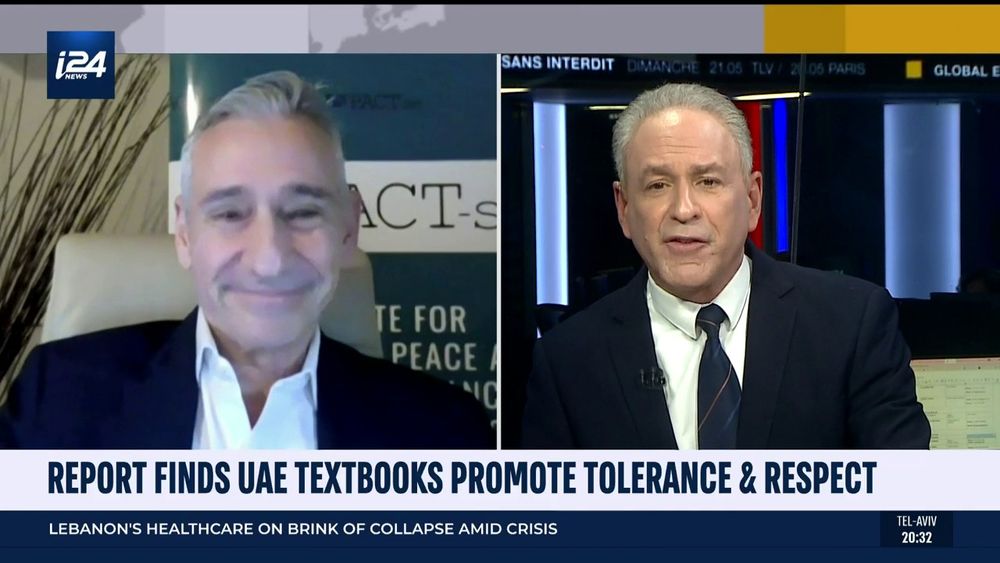 UAE's Tolerant Textbooks 'a Model For Others To Emulate' - i24NEWS