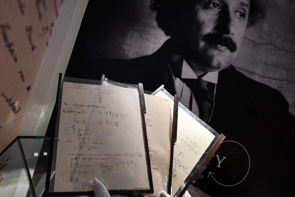 Rare Einstein Manuscript Set To Fetch Millions - i24NEWS
