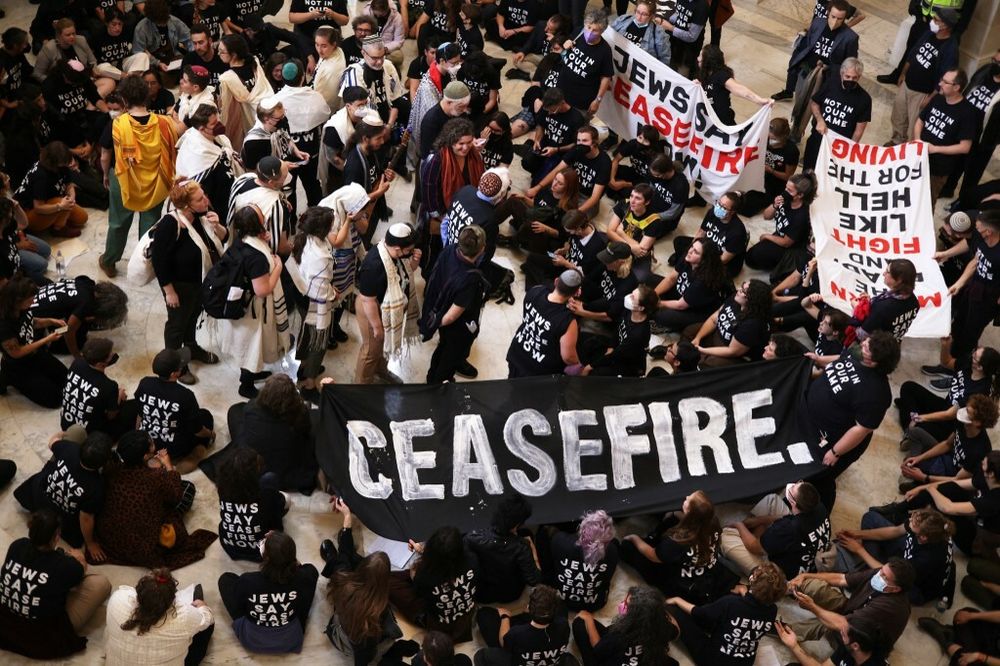 “Not In Our Name”: Protesters In U.S. Congress Urge Gaza Ceasefire ...