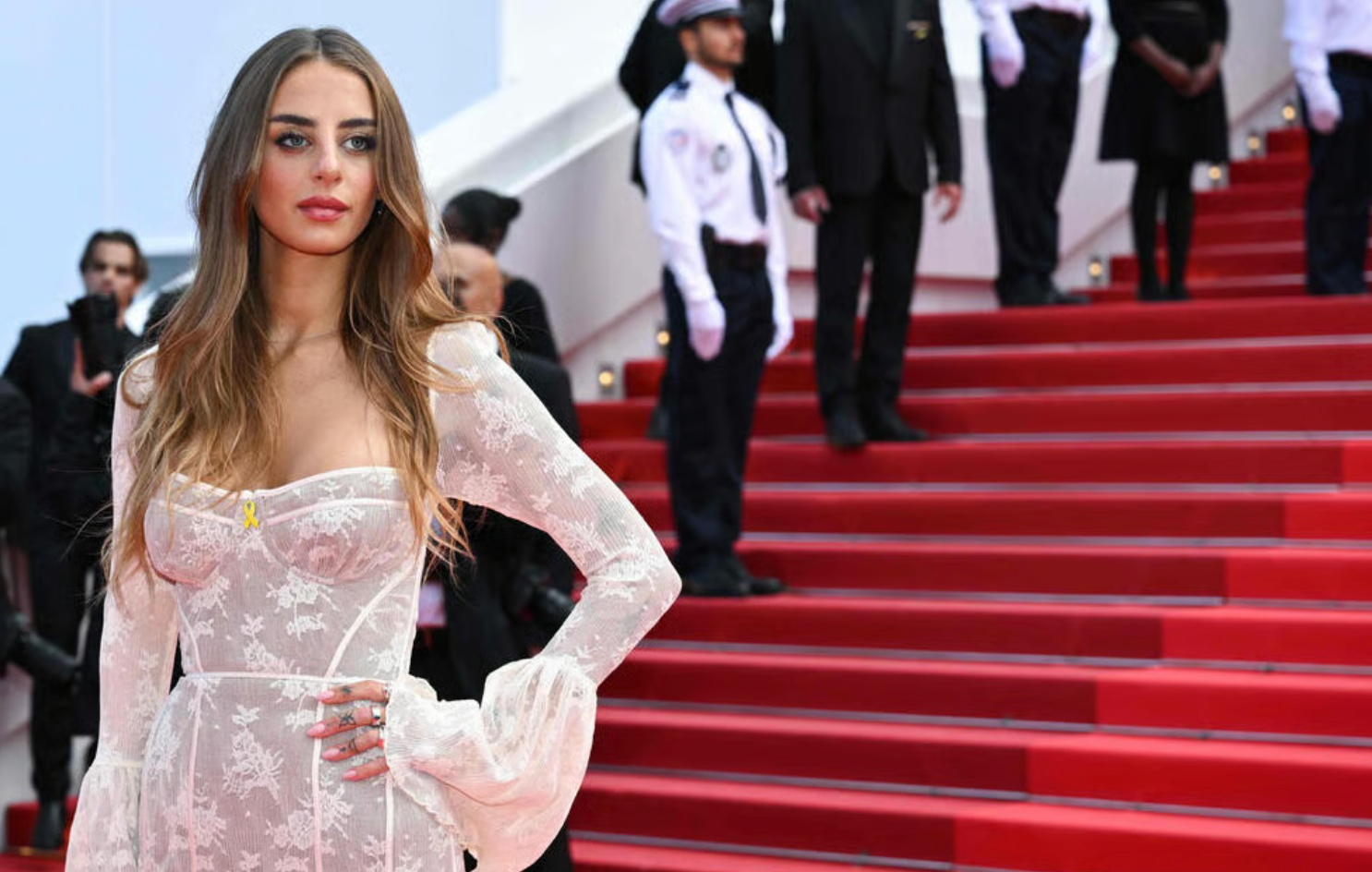 Mia Schem Barred From Wearing Hostage Ribbon On Cannes' Red Carpet - i24NEWS