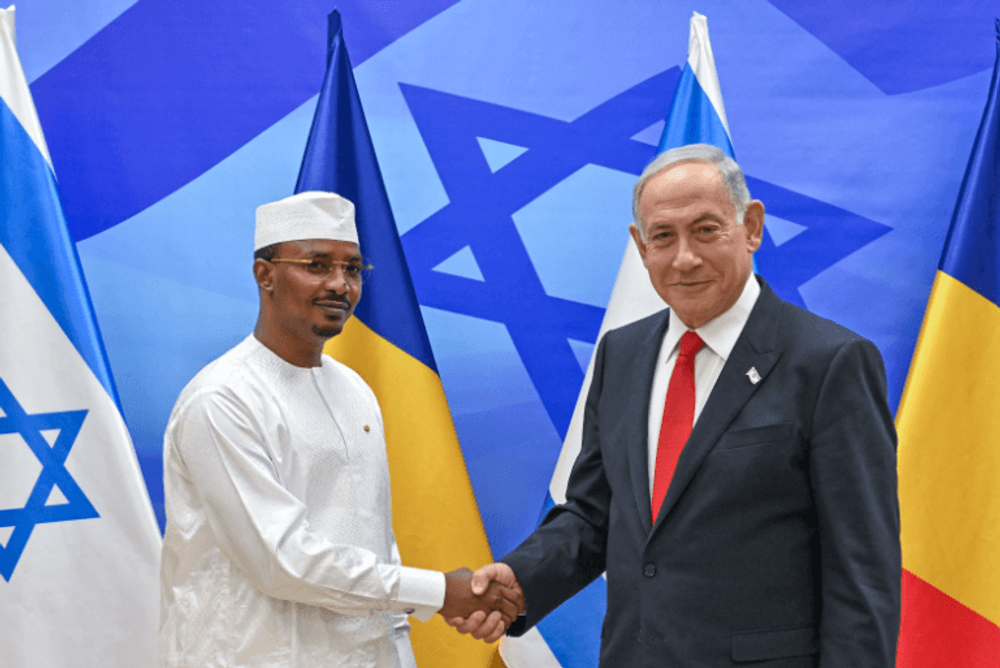 Israel's Benjamin Netanyahu Meets With Chad Leader Mahamat Idriss Deby ...