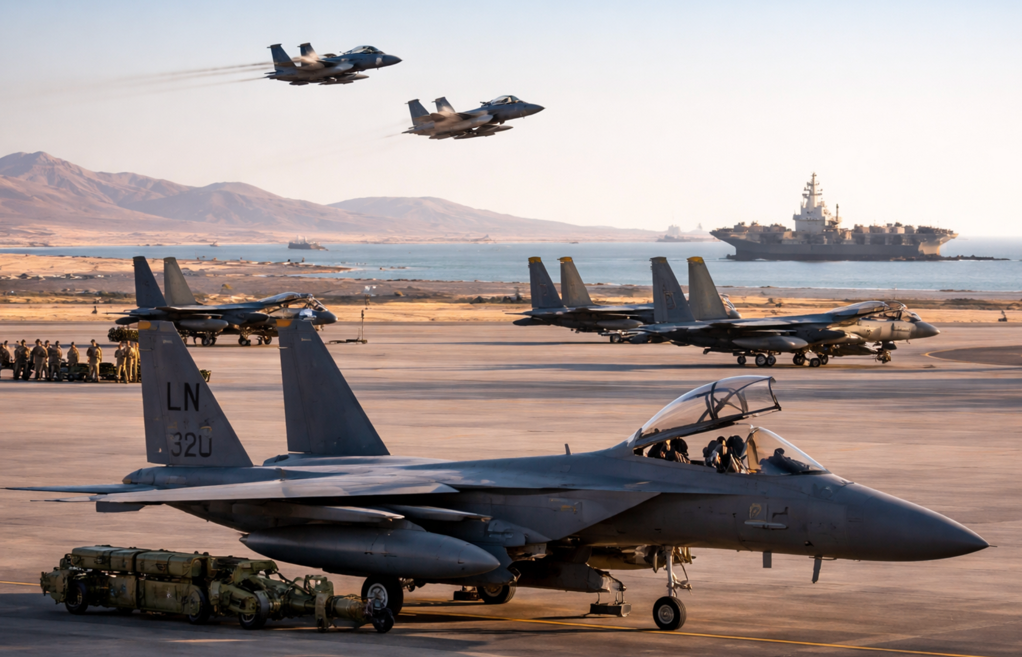 Tensions Avec L’Iran : Washington Lance Un Exercice Aérien De Plusieurs ...