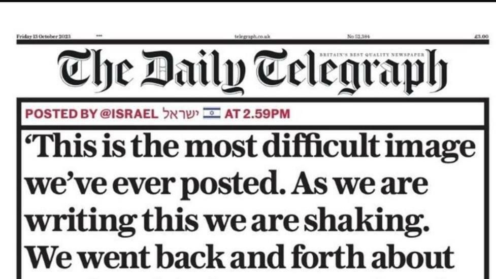 'This Is The Most Difficult Image We’ve Ever Posted' - i24NEWS