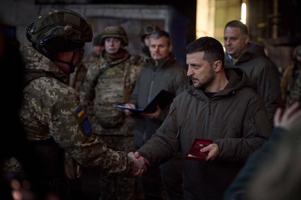 Zelensky Visits Bakhmut, Symbol Of Ukraine's Resilience - i24NEWS