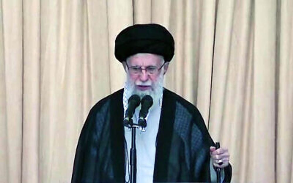 Clutching A Rifle, Khamenei Delivers Rare Public Sermon In Arabic - i24NEWS