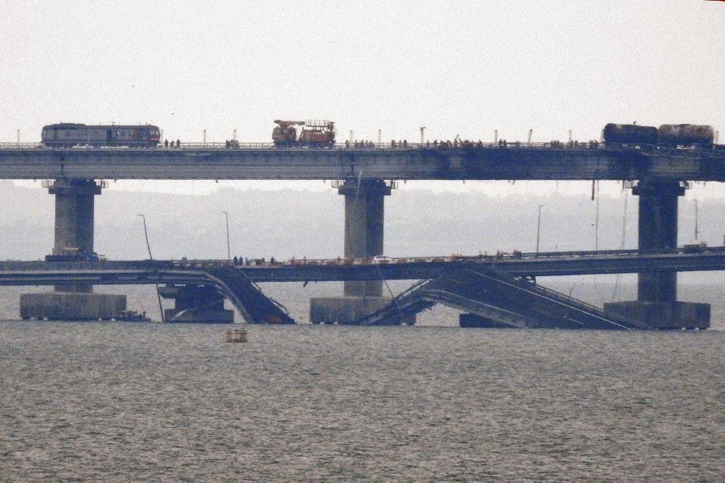 Russia Says Arrested 8 People Linked To Crimea Bridge Blast - i24NEWS