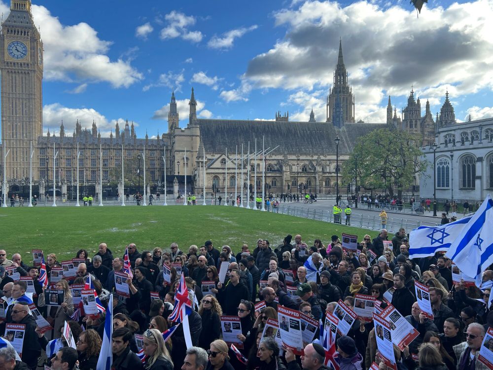 UK Rally To In Support Of Hostages Held By Hamas Gets Bigger Turnout ...