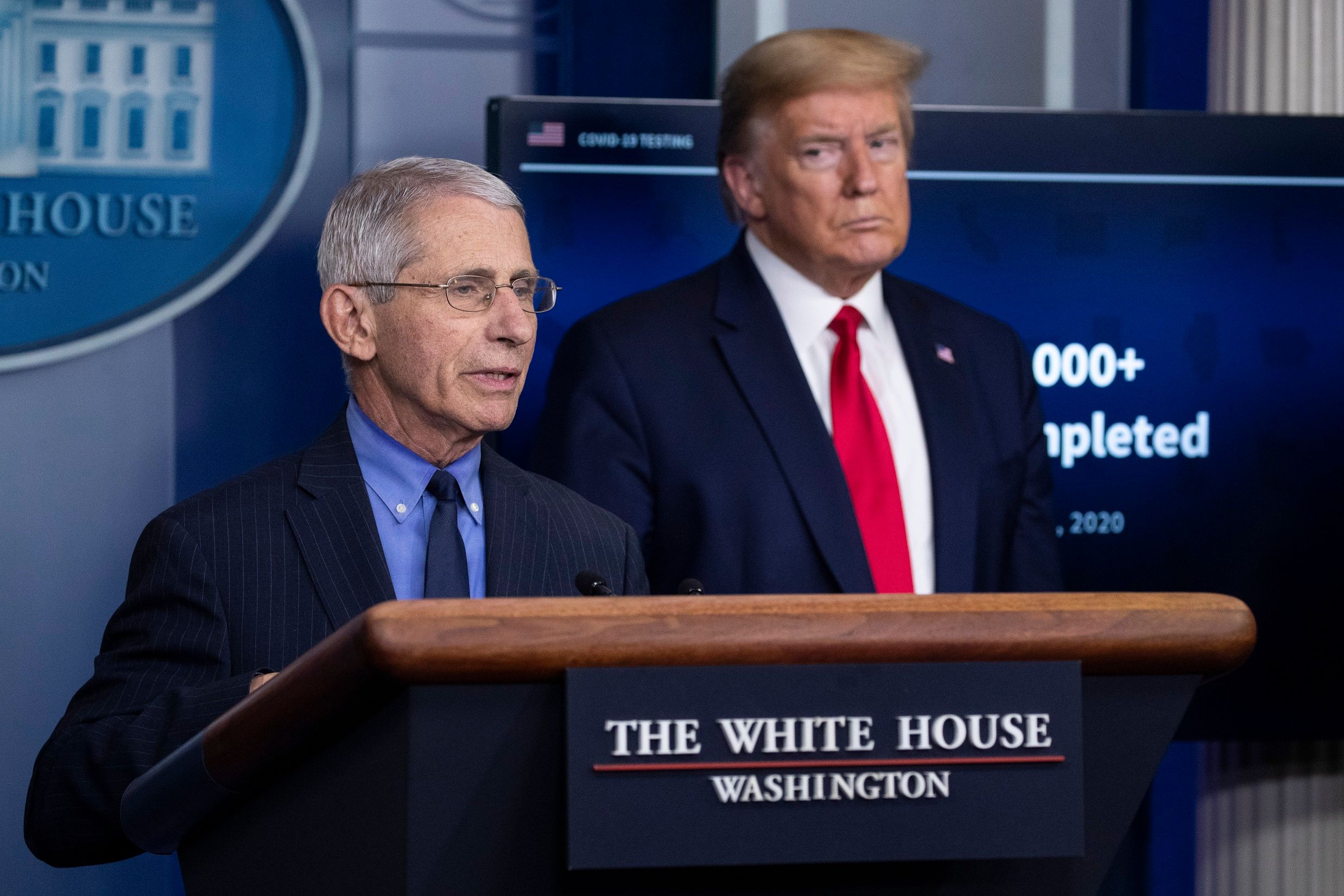 Fauci And Two Other White House Virus Task Force Members Enter ...