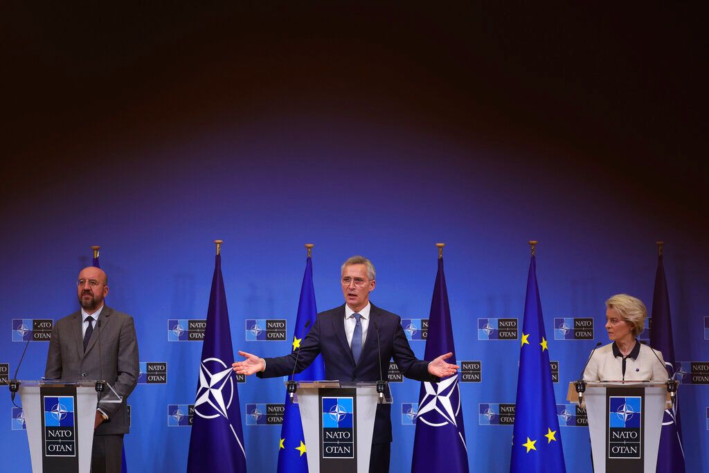 NATO, EU Vow More Support For Ukraine To Defend Itself - i24NEWS