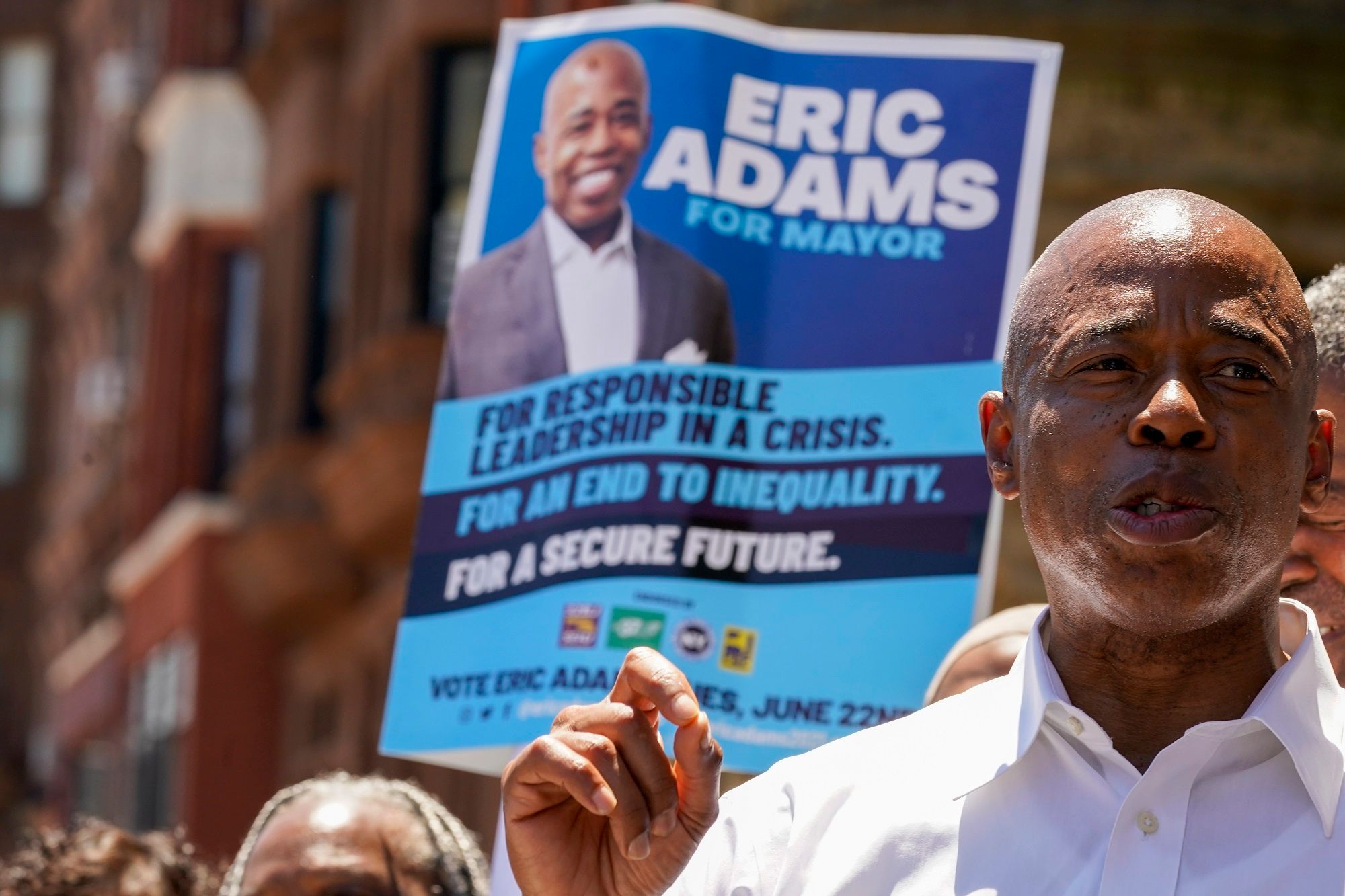 Former Police Captain Eric Adams Wins Nyc Democratic Mayoral Primary