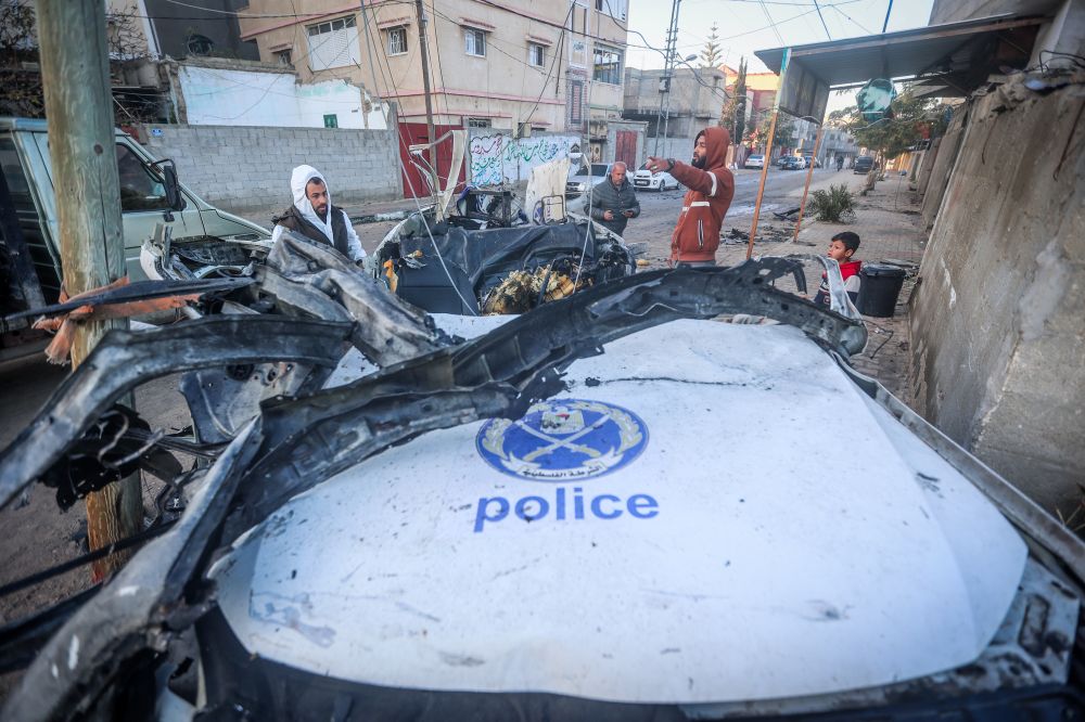 Israeli Airstrike Targets Hamas Police Officer In Gaza, Killing Four ...