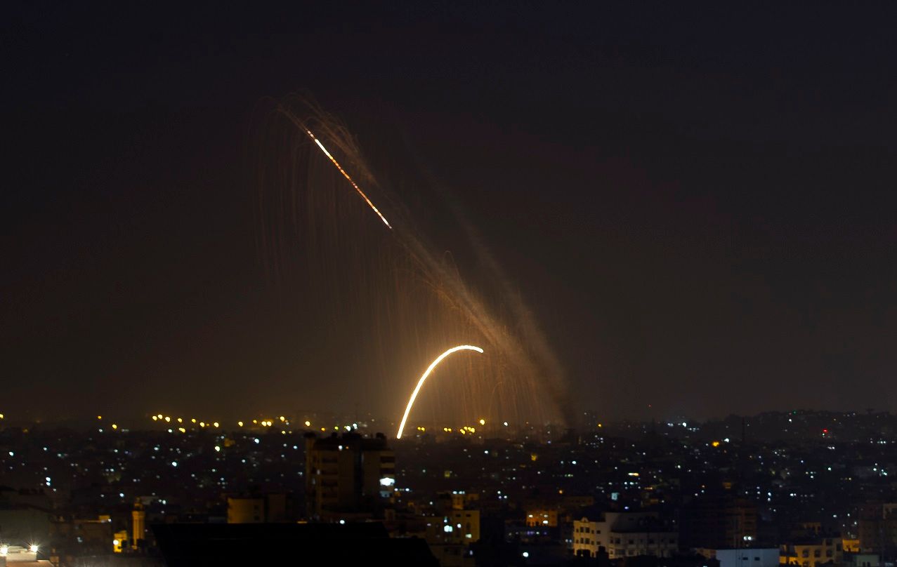 IDF Launch Retaliatory Strikes On Hamas Targets Following Gaza Rocket ...