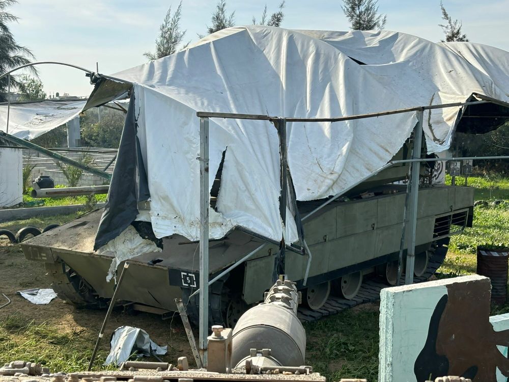 Gaza: Mockup IDF Tank Found At Hamas Training Facility - i24NEWS