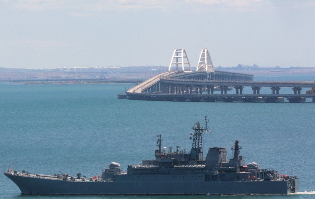 Russian Tanker Hit By Ukrainian Drones At Black Sea Base - i24NEWS