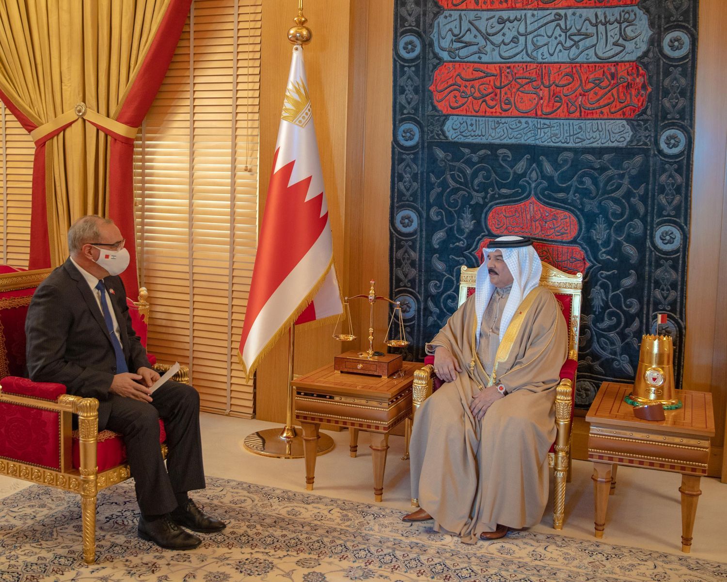 Israel's First Ambassador To Bahrain Hands Credentials To King Hamad ...
