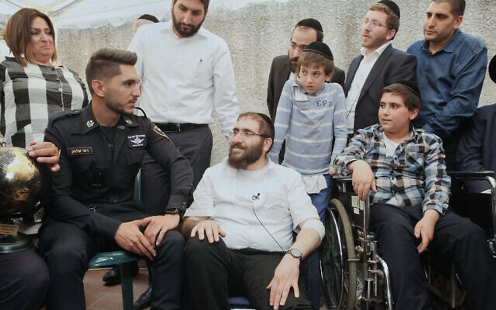 Father And Son Saved By Bedouin Police Officer Hosts Hero Cop At Bnei ...