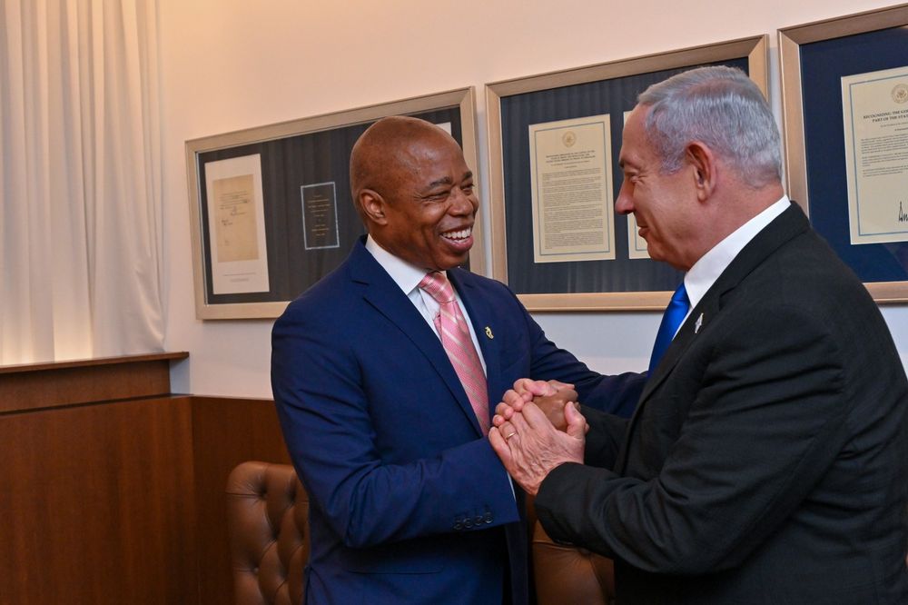 NYC Mayor Eric Adams Meets With Israeli PM Netanyahu In Jerusalem - i24NEWS