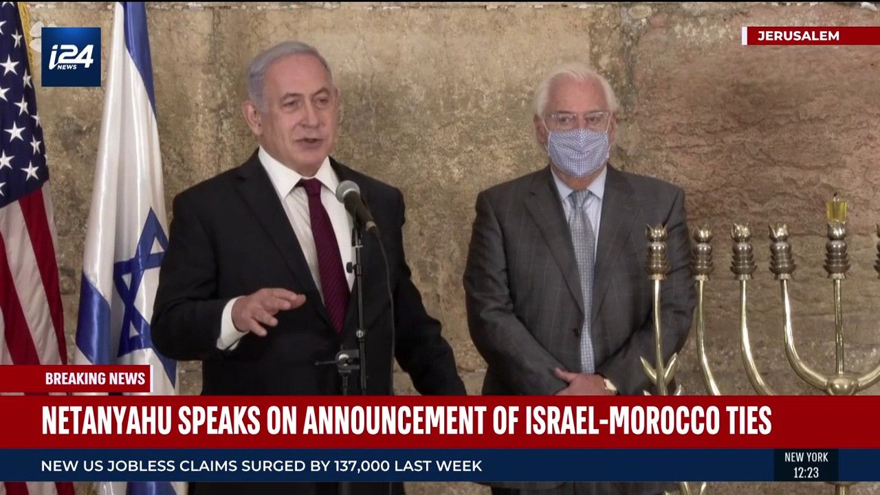 LIVEBLOG: Israel And Morocco Agree To Full Diplomatic Relations - i24NEWS