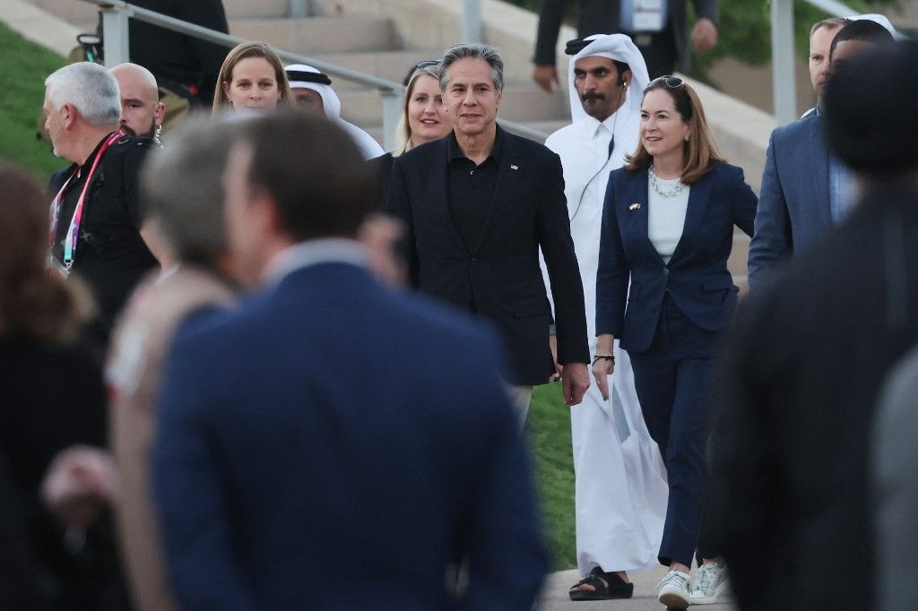 Antony Blinken, Secrétaire D'État Américain, Atterrit Au Qatar ...