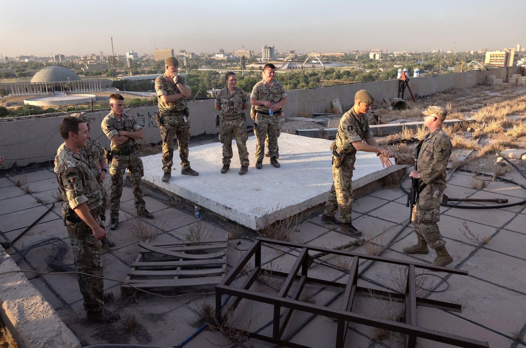 Us Soldiers In Iraq Base