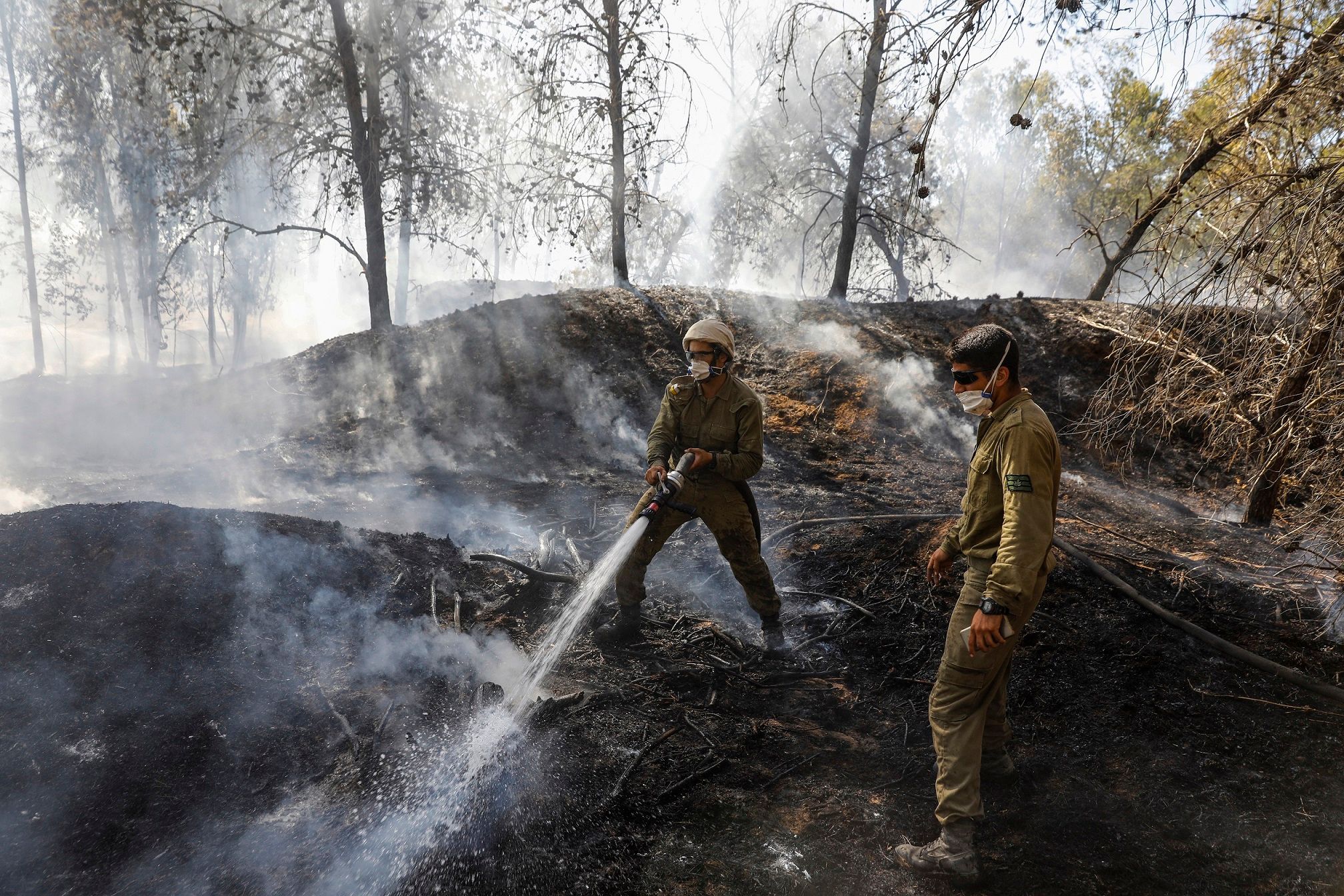 Dozens Of Fires Blaze In Southern Israel Amid Wave Of Incendiary Gaza ...