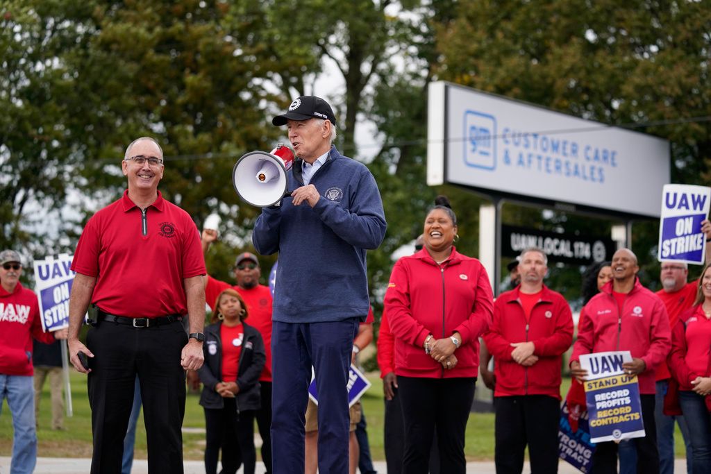In First For A U.S. President, Biden Joins United Auto Workers Union ...