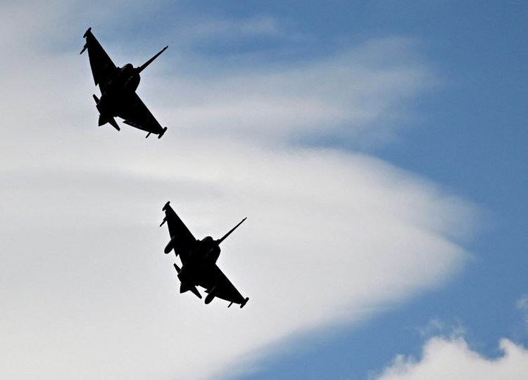 UK Typhoon Fighter Jets Intercept Russian Bombers Near Scotland - i24NEWS