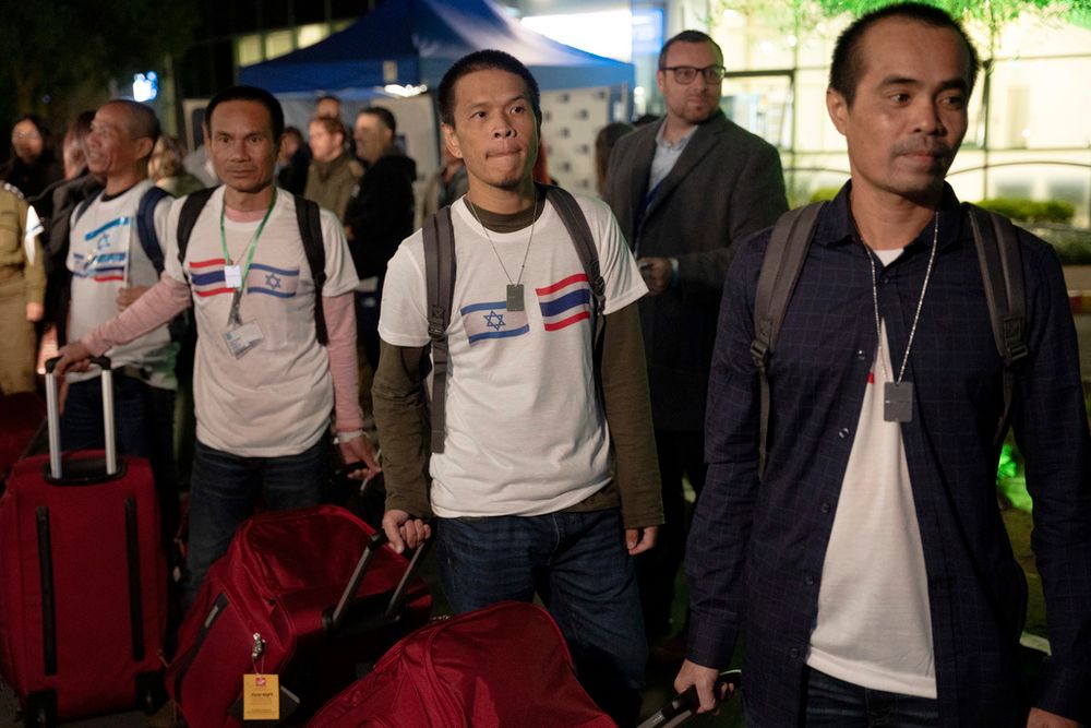 Thai Hostages Released By Hamas Land In Bangkok, Reunite With Families ...