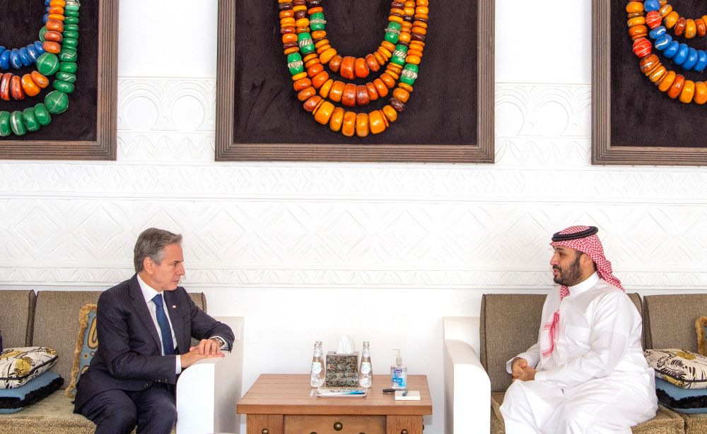 وزير الخارجية الأمريكية سيعود مجددا لإسرائيل ويصف اجتماعه مع بن سلمان