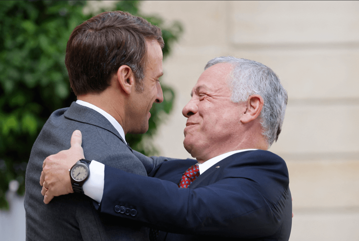 Le Couple Macron Reçoit Le Roi Et La Reine De Jordanie - i24NEWS