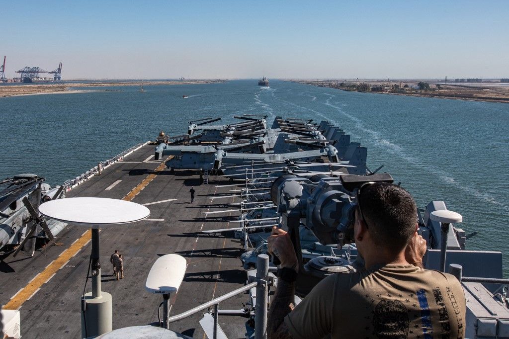Over 3,000 U.S. Sailors And Marines Arrive In Red Sea Amid Iran ...