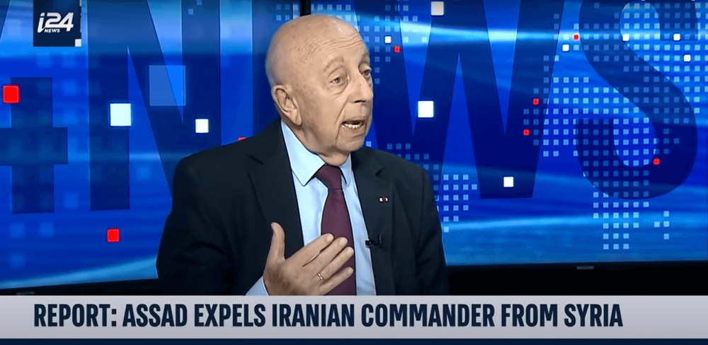 Avi Pazner On I24NEWS: Assad ‘may Resent’ Iran In Syria - i24NEWS