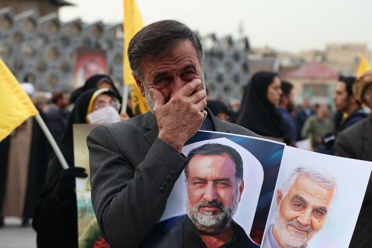 Iran : Funérailles De Razi Mousavi, Chef Du CGRI, Tué En Syrie Lundi ...